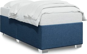 Rám postele bez matrací modrá 90x190 cm textil 3284442