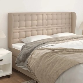 Čelo postele typu ušák cappuccino 163x23x118/128 cm umělá kůže 3118057