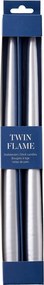 TWIN FLAME Sada svíček 2 ks 31 cm - stříbrná
