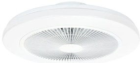 Aigostar - LED Stmívatelný stropní ventilátor LED/40W/230V 2700-6500K + DO bílá