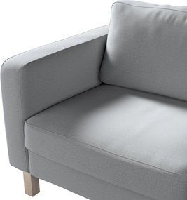 Potah na pohovku IKEA  Karlstad 2-místná, nerozkládací, krátký barva šedá látka sametová