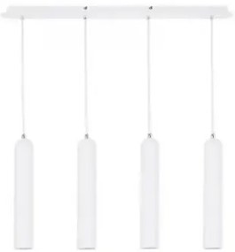 Minimalistické svítidlo Tubo 4 bílé