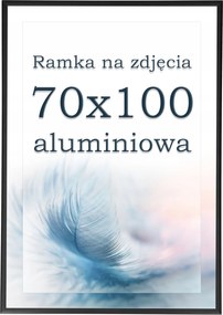 Rámeček 70x100 hliníkový černý rám B1