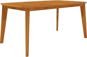 Zahradní stůl 160 x 90 x 75 cm masivní akáciové dřevo 310303