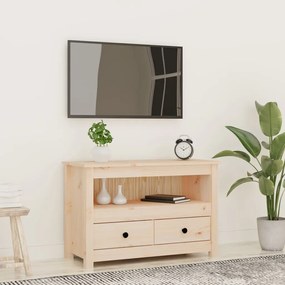 TV skříňka 79 x 35 x 52 cm masivní borové dřevo