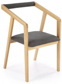 Jídelní židle AZUL přírodní dub/šedá