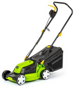 Fieldmann FZR 2025-E Elektrická sekačka Příkon 1 300 W, Šířka záběru 32 cm, Výška sečení 20 / 38 / 56 mm, 30 l sběrný koš s ukazatelem zaplnění,
