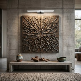 Toolight Rea, Koupelnové nástěnné LED svítidlo APP1859-1W 80 cm Chrome, OSW-66012