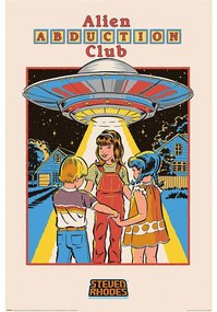 Postershop Plakát - Steven Rhodes, Alien Abduction Club