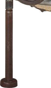 Pestrobarevná rustikální mísa na oheň Ø 40 cm železo 321945