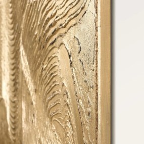 Ručně malovaný obraz 88x118 cm Metallic Champagne – Malerifabrikken