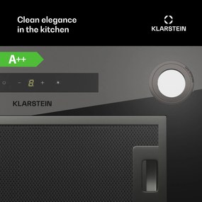 Klarstein Paolo 52, vestavná digestoř, 52 cm, 439 m³/h, LED Touch, A++