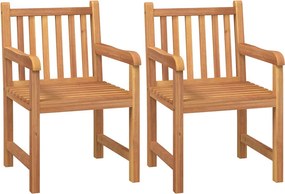 4dílný zahradní jídelní set masivní teakové dřevo 3157163