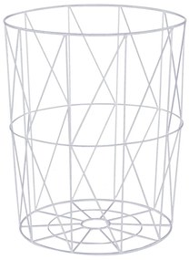 287653 vidaXL Konferenční stolek bílý Ø 47 cm