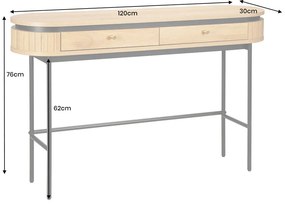 Invicta Konzolový stolek ATELIER 120 cm dub 47456