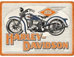 Postershop Plechová cedule: Harley-Davidson 1935 - 40x30 cm