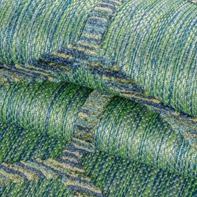Ayyildiz, Kusový koberec Bahama 5151 Green – na ven i na doma, 80x250, zelená, chodba / předsíň