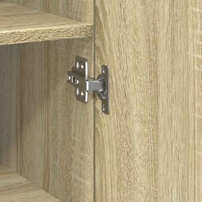 Skříň highboard dub sonoma 30 x 42,5 x 185 cm kompozitní dřevo 3281394