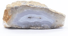 Milujeme Kameny Chalcedon modrý a achát - leštěný řez CHA48