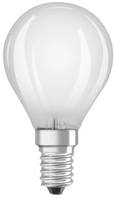 Matná LED mini žárovka E14 1,5 W CLASSIC P, teplá bílá