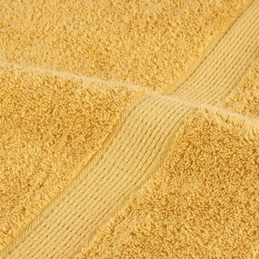 Prémiové ručníky pro hosty SOLUND 10 ks zlaté 30x50 cm 600 g/m² 137280