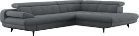 XXXLutz ROHOVÁ SEDAČKA, textil, antracitová Welnova - Sedací soupravy - 000552032101