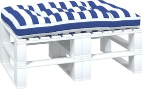 vidaXL Poduška na palety 120 x 80 x 12 cm textil [360521] Barva: Modrá
