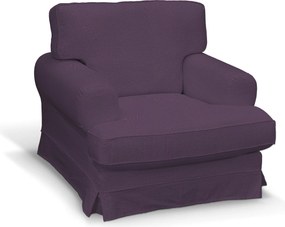 Potah na křeslo IKEA Ekeskog barva fialová látka pletený vzor