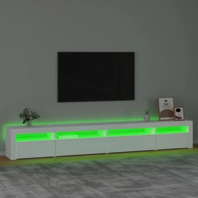 TV skříňka s LED osvětlením bílá 270x35x40 cm 3152746