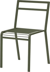 Zelená kovová zahradní židle Oto – noo.ma