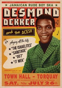 Plakát, Obraz - Desmond Dekker, (59.4 x 84.1 cm)