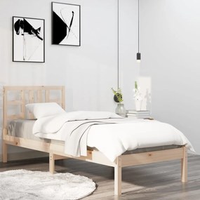 vidaXL Rám postele masivní dřevo 90 x 190 cm Single [3105373] Barva: Přírodní