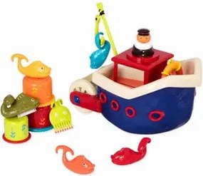 B-Toys Loď s kapitánem Fish  Splish / od 6 měsíců