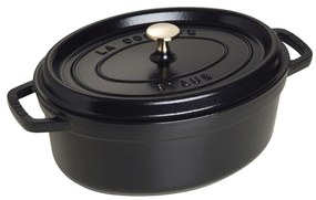 Staub Litinový hrnec Cocotte, oválný 29 cm/4,2l, černý