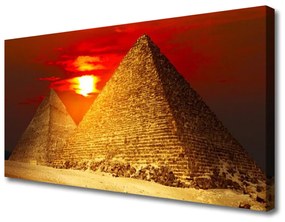 Obraz na plátně Pyramidy Architektura 120x60 cm