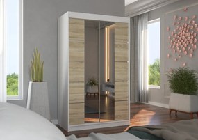 Skříň posuvná se zrcadlem GENUA 120