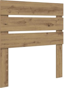 Rám postele s čelo Artisanový dub 90 x 190 cm Kompozitní dřevo 3412027