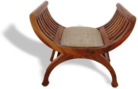 furniture-nabytek.cz - Dřevěný taburet z masivu palisandr 60x60x40