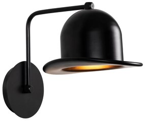 Nástěnná lampa Sivani Hat černá
