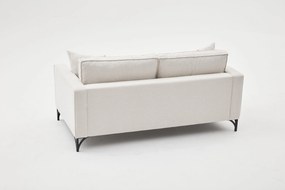 Hanah Home Dvoumístná pohovka BERLIN krémová 180 cm 825BLC2792