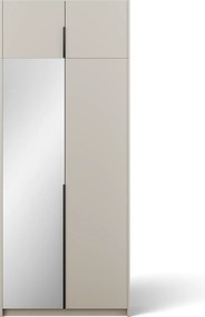 ADRK Furniture Alera II s nástavcem Skříň s otočnými dveřmi ADRK-W-ALER-100-KB
