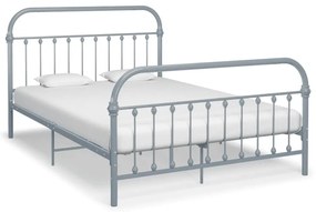 Petromila Rám postele šedý kov 120 x 200 cm