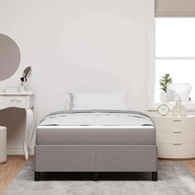 Postel s boxspringem Taupe 120 x 200 cm textil 3398854