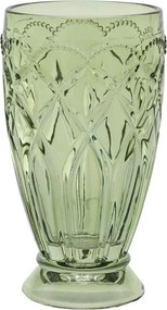 Zelená vysoká sklenička na drink Saint-Émilion - Ø 8*15 cm / 350ml