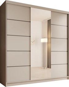 ADRK Furniture Posuvná skříň se zrcadlem Sonic 200 ADRK-SW-SON-K-200