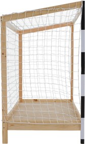 Montessori postel, přírodní/bílá/černá, 90x200, FUTAL Kondela 0000396832