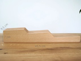 Dřevěný Organizér na Nože Materiál + díly: Americký ořech 6 dílný