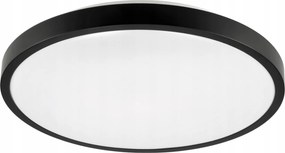BERGE Přisazený LED stropní panel 12W 860lm Kulatý černý NW