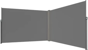 Stahovací boční markýza, 200,7 × 599,4 cm venkovní ochranná zástěna, 180 g