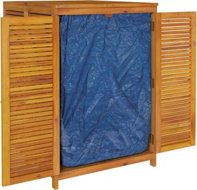 Zahradní úložný box 140 x 87 x 104 cm masivní akáciové dřevo 3155242